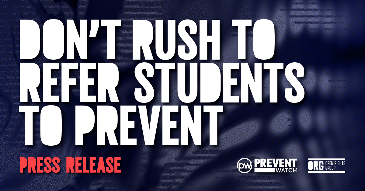 Campaigners urge schools not to rush to report pupils to Prevent in ...